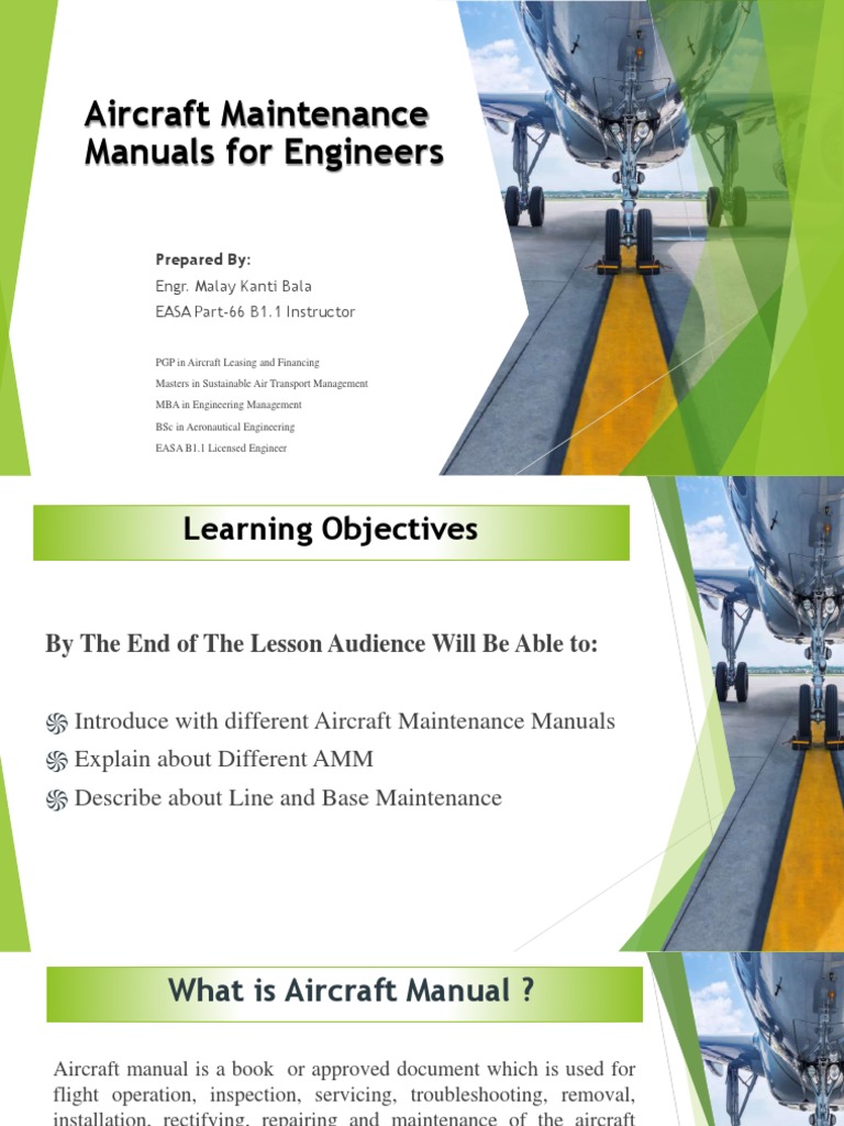 Aircraft Maintenance Manuals For Engineers: Prepared by | PDF ...