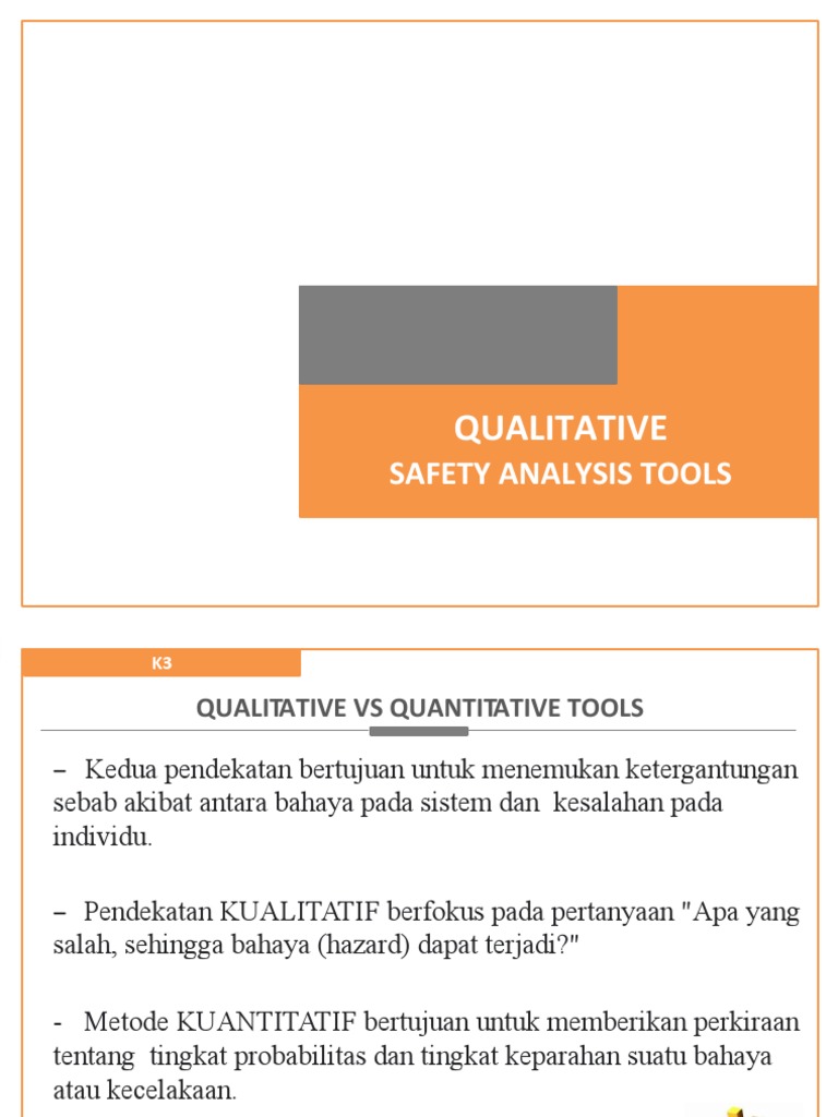 Qualitative Safety Analysis Tools | PDF