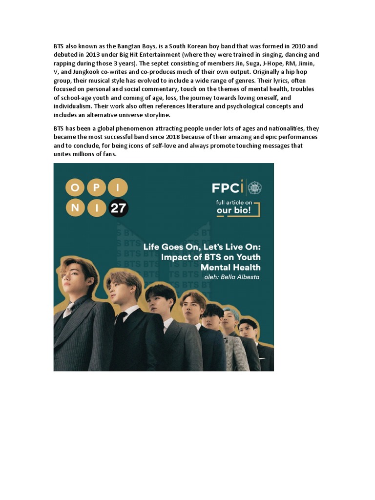 BTS Biography | PDF