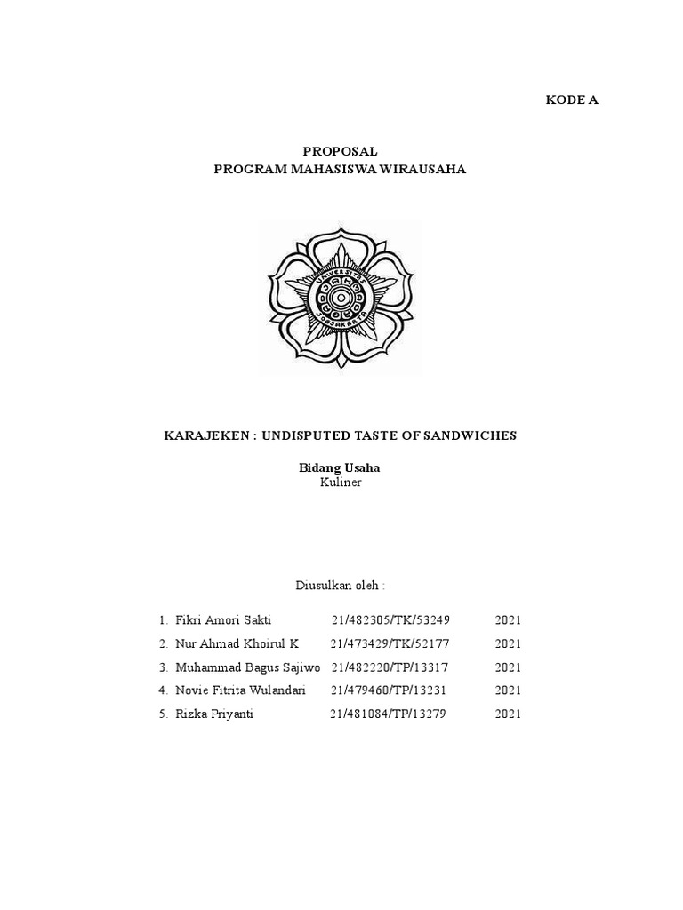 Karejeken - Proposal PMW 2023 | PDF | Ilmu Sosial