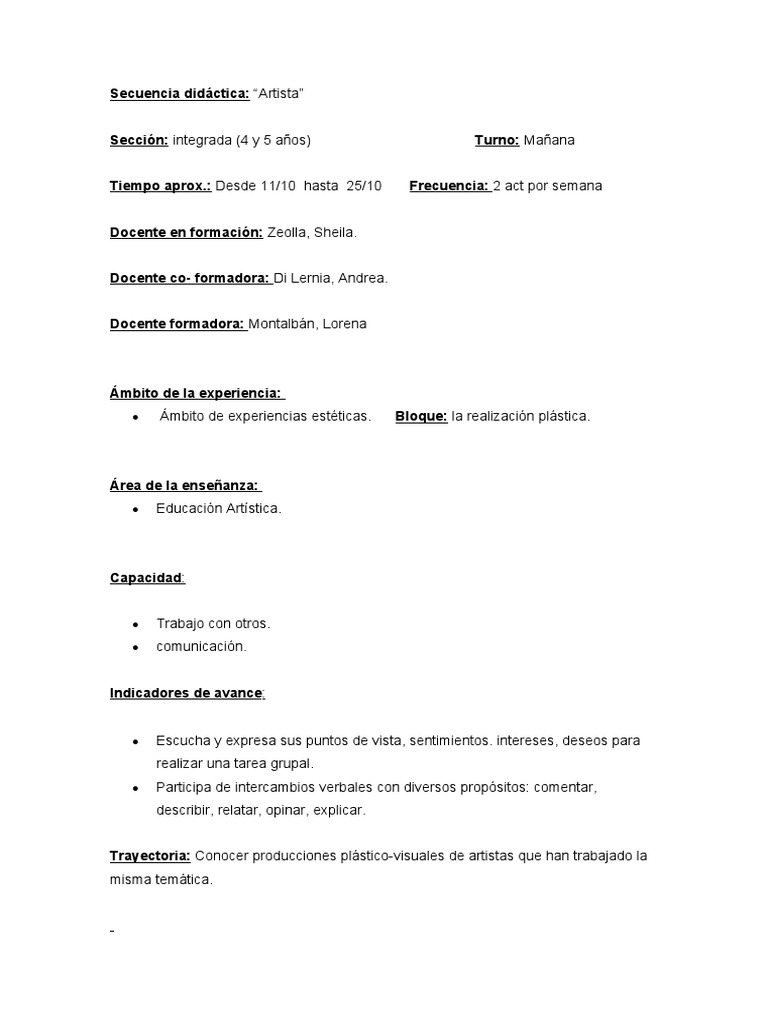 FINAL Artista Zeolla, Sheila | PDF | Pinturas