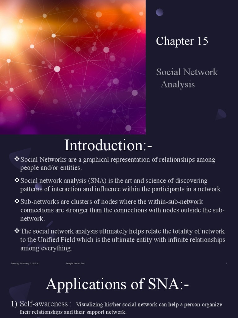 15-Social Network Analysis | PDF | Social Network | Machine Learning