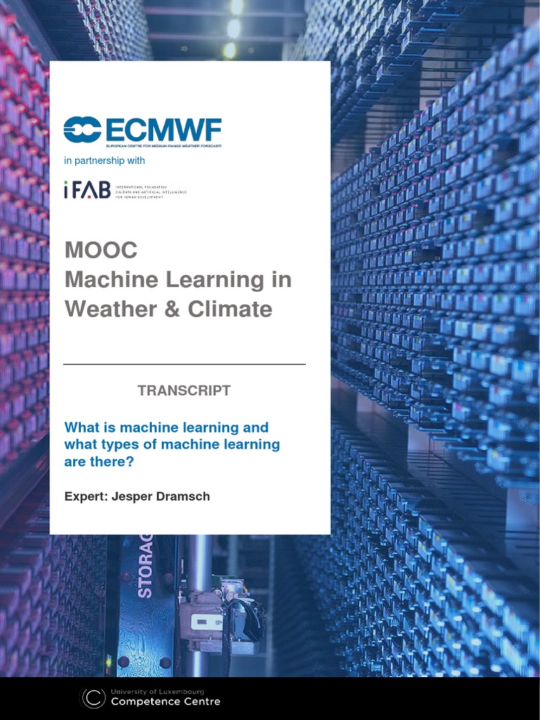 Transcript - What Is Machine Learning and What Types of Machine ...