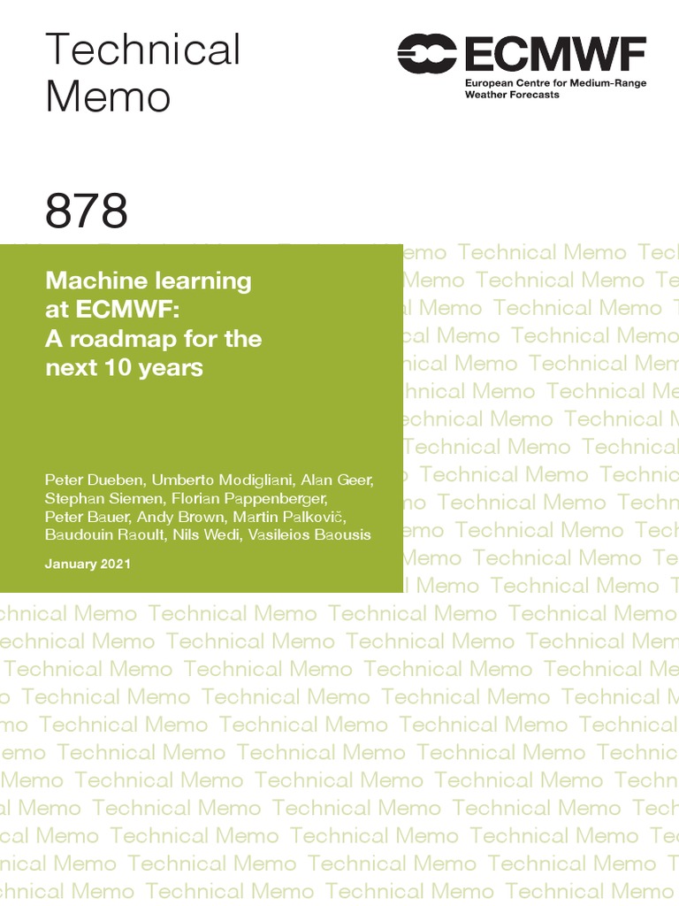 Machine Learning Ecmwf Roadmap Next 10 Years | PDF | Machine Learning | Artificial Intelligence