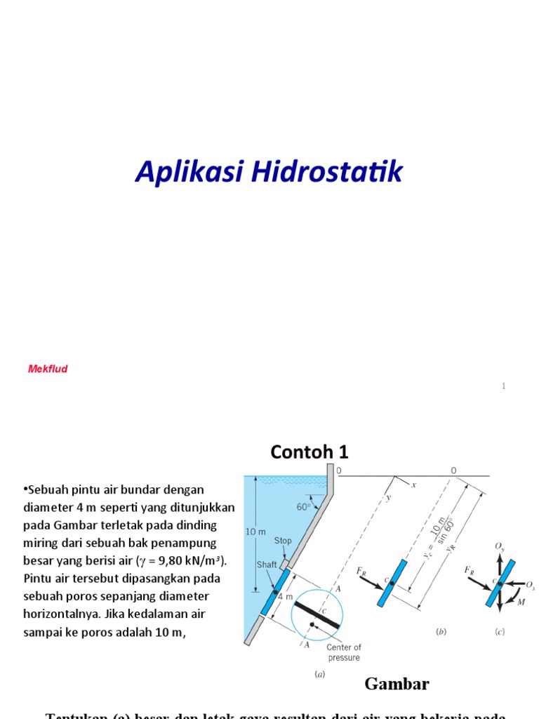 4 - Aplikasi Hidrostatik | PDF