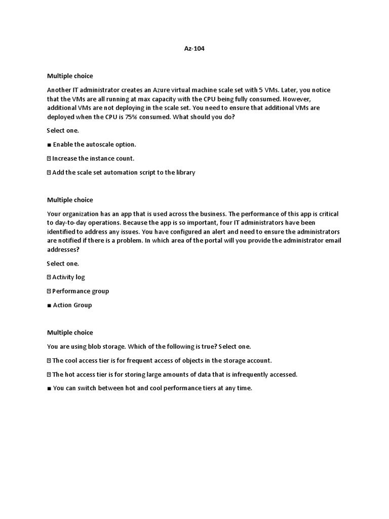 Aws Sysops Final | Download Free PDF | Domain Name System | Microsoft Azure