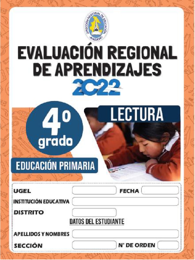 Prueba Lectura 4to Grado Final | PDF | Vacas