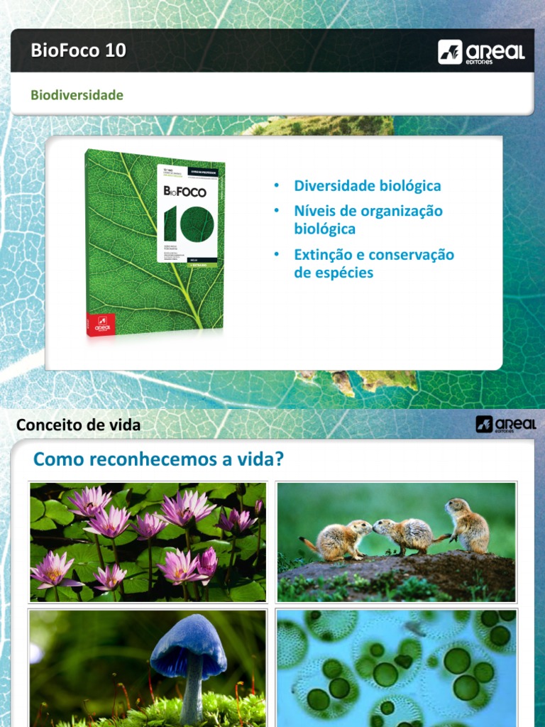 Biofoco 10: Biodiversidade | PDF | Biodiversidade | Organismos