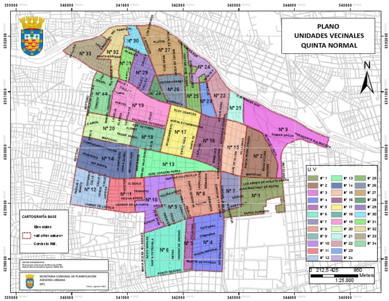 Cartografia Unidades Vecinales Carta - Actual | PDF