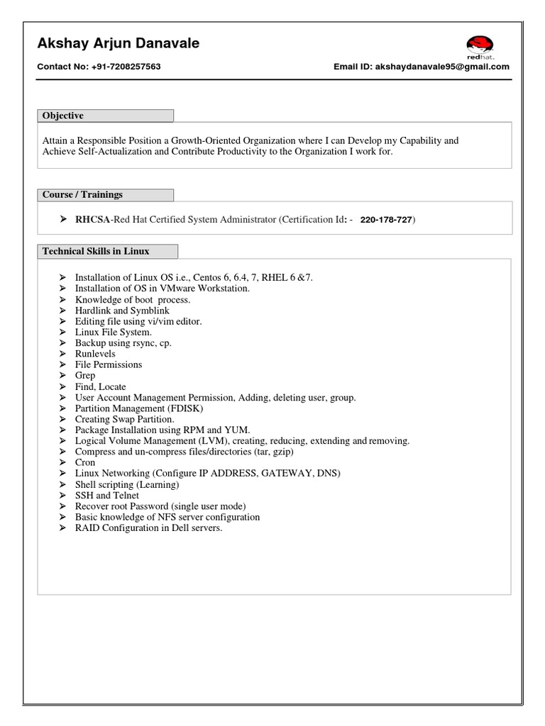 Akshay Updated CV | PDF | Server (Computing) | Data Center