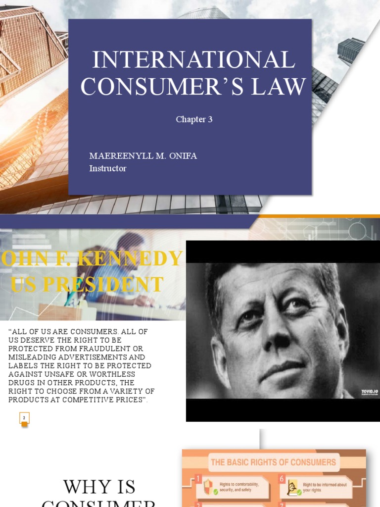 INTERNATIONAL CONSUMER'S LAW Chapter 3 | Download Free PDF | Consumer ...