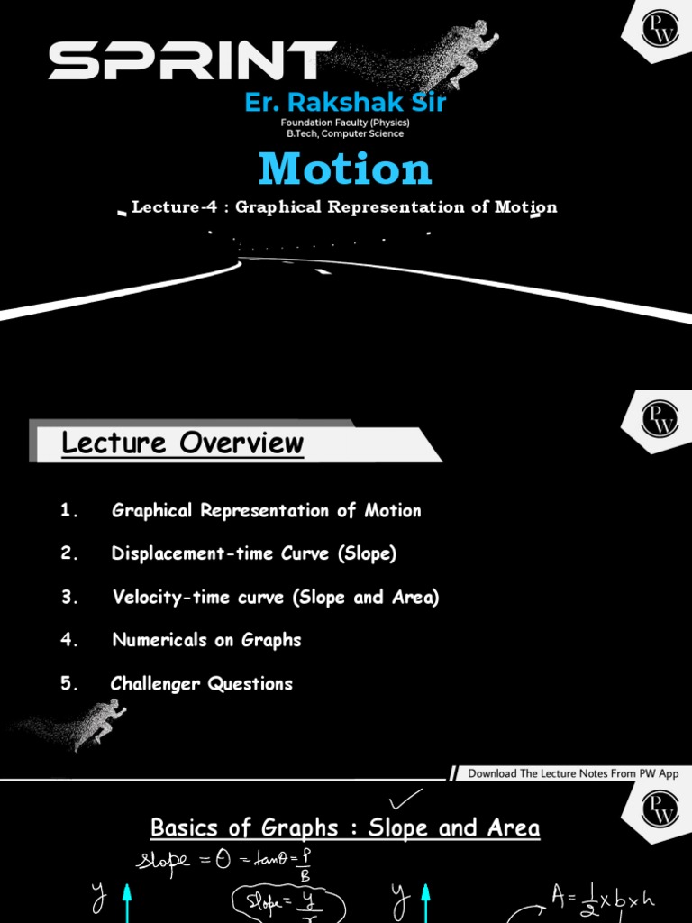 Graphical Motion Analysis in Physics | PDF