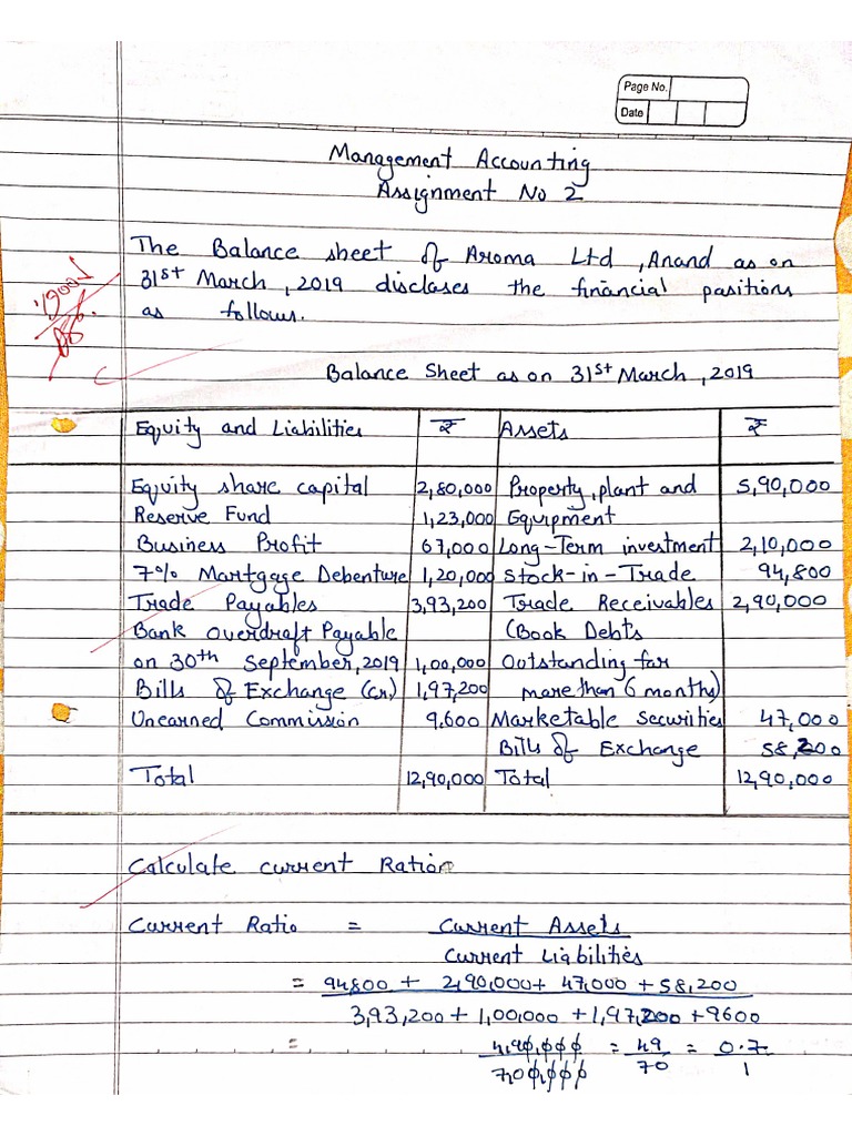 Management Accounting Assignment 2 | PDF