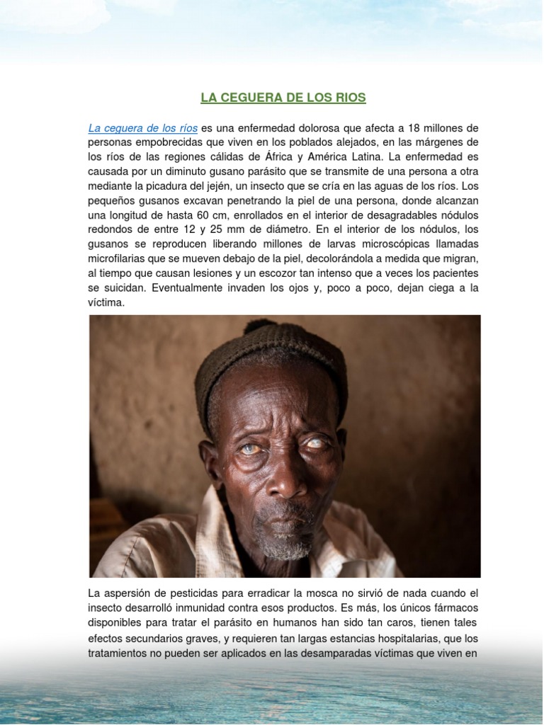 La Ceguera de Los Rios | PDF | Industria farmacéutica | Medicamentos ...