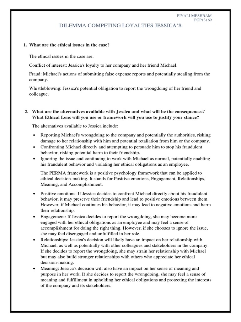 PGP13169 Be S09 | PDF | Integrity | Whistleblower