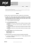 Ae q11 Fich Form 1 | PDF | Equilíbrio químico | Reações químicas