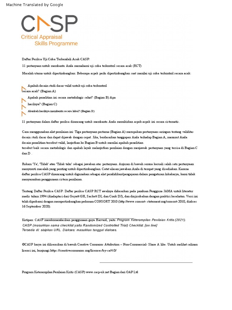 Casp Rct Checklist Pdf Pdf