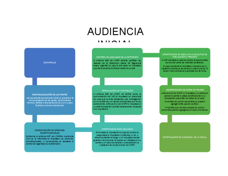 Etapas De La Audiencia Inicial Penal Pdf Juez Detención
