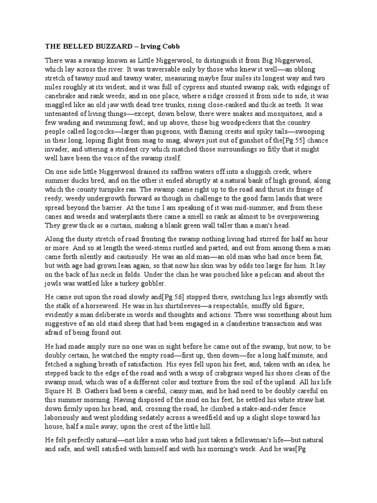 The Belled Buzzard | PDF