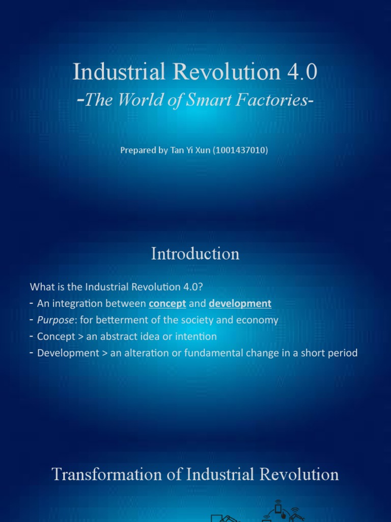 IR4.0 Presentation | PDF | Business