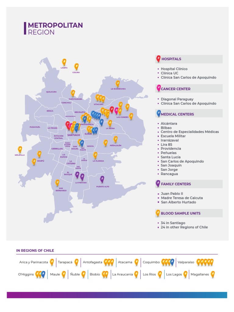 Mapa Uc Ingles (02-02-2023) | PDF | Santiago | Chile