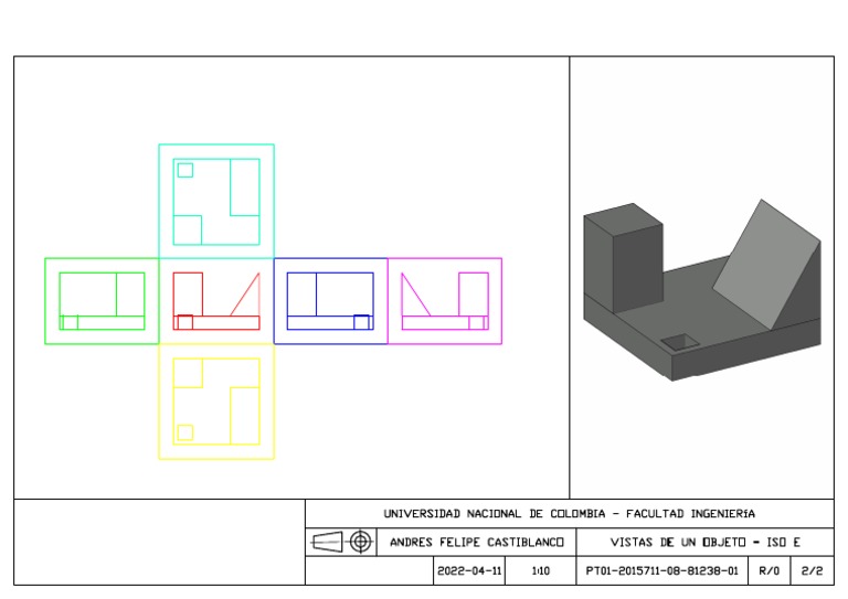 Vistas de Un Objeto - ISO E | PDF