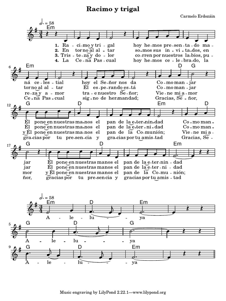 Racimo y Trigal | PDF