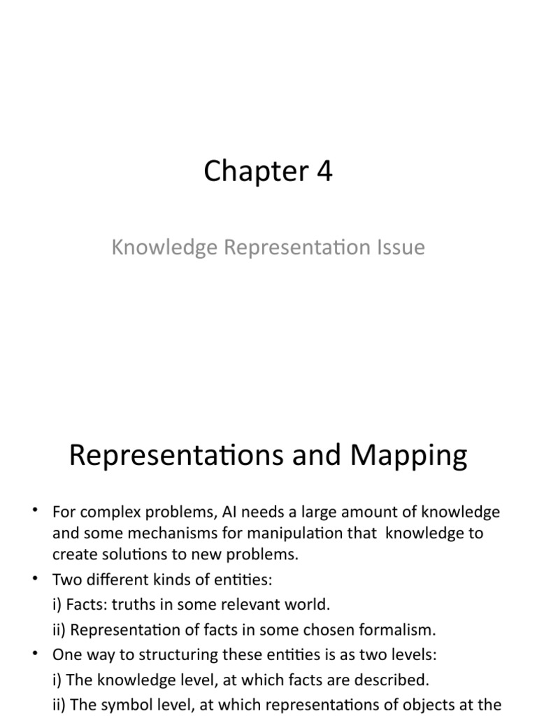 Knowledge Representation Issue | PDF | Knowledge Representation And Reasoning | Knowledge