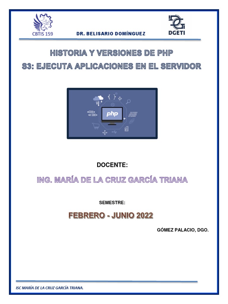 Historia de PHP y Versiones | PDF | Php | Lenguaje de programación