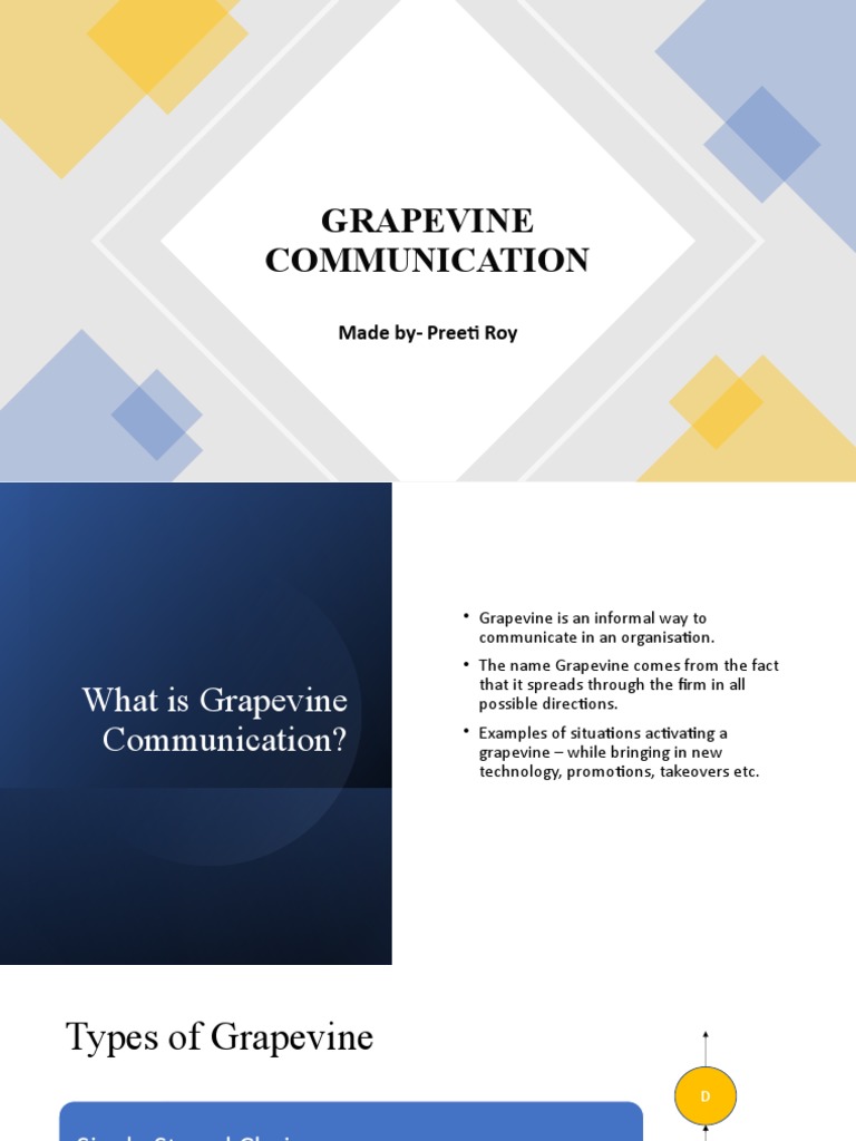 Grapevine Communication | PDF | Information | Rumor