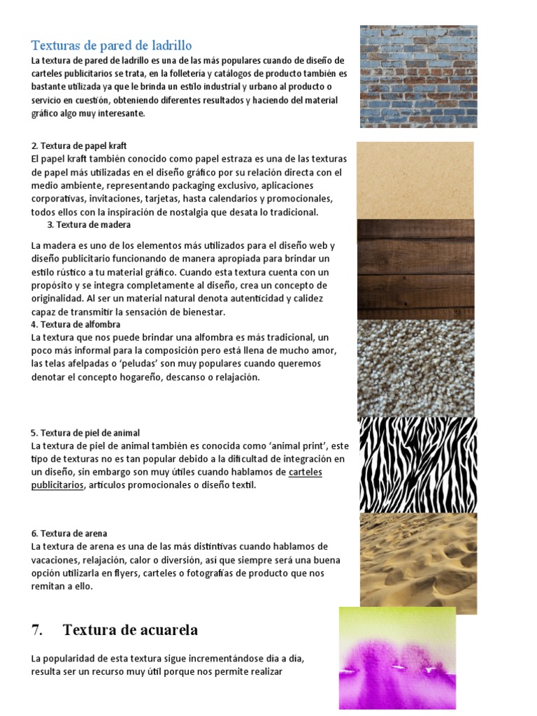 1 Albun de Texturas | PDF | Diseño | Diseño gráfico