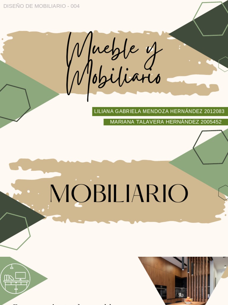 Mobiliario y Muebles | PDF | Mueble | Madera