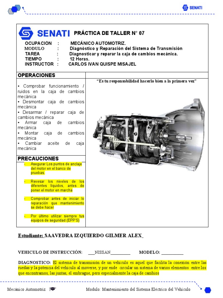 Práctica 7 | PDF | Engranaje | Rodamiento (Mecánico)