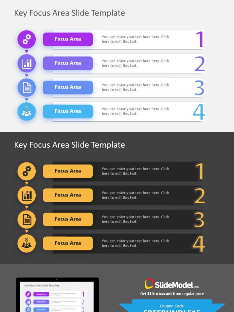 Key Focus Area Slide Template | PDF | Business | Computers