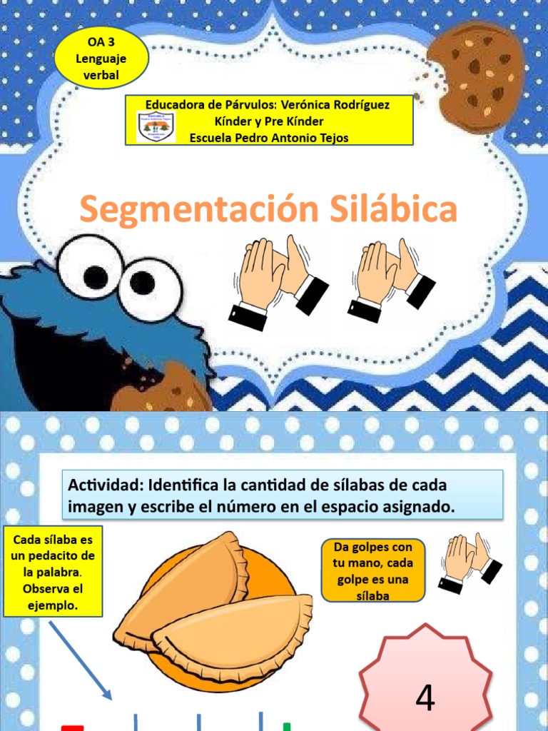 Actividades de Conteo Silábico | PDF | Artes del Lenguaje y ...