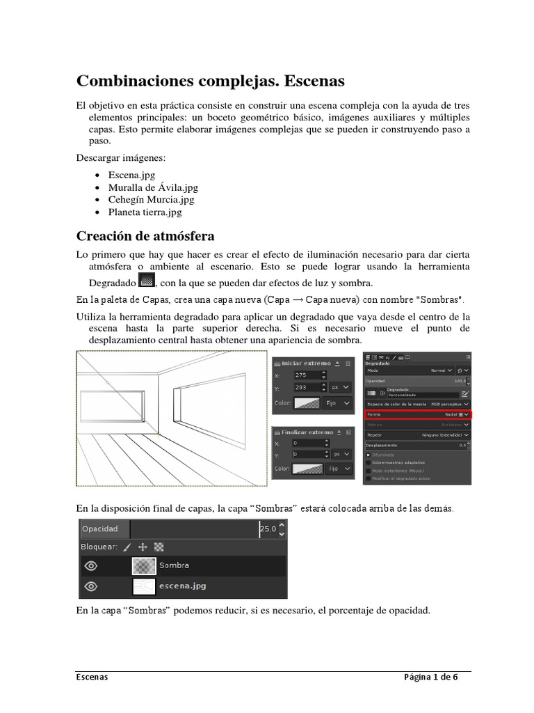 T15. Escenas | Descargar gratis PDF | Sombra | Color