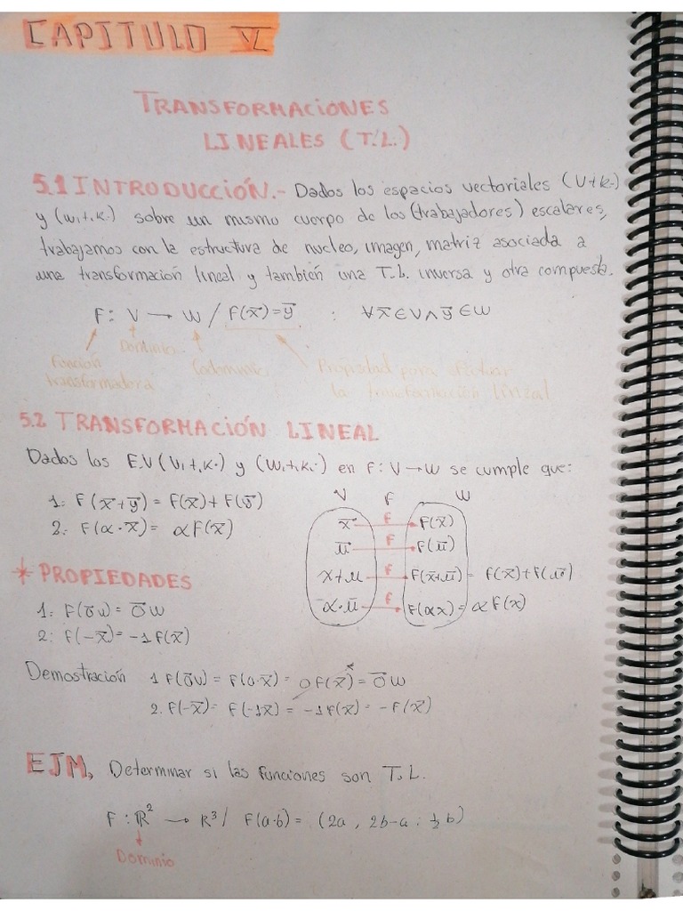 Transformaciones Lineales | PDF