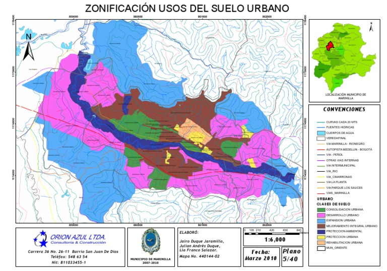Uso De Suelo Urbano Marinilla Pdf
