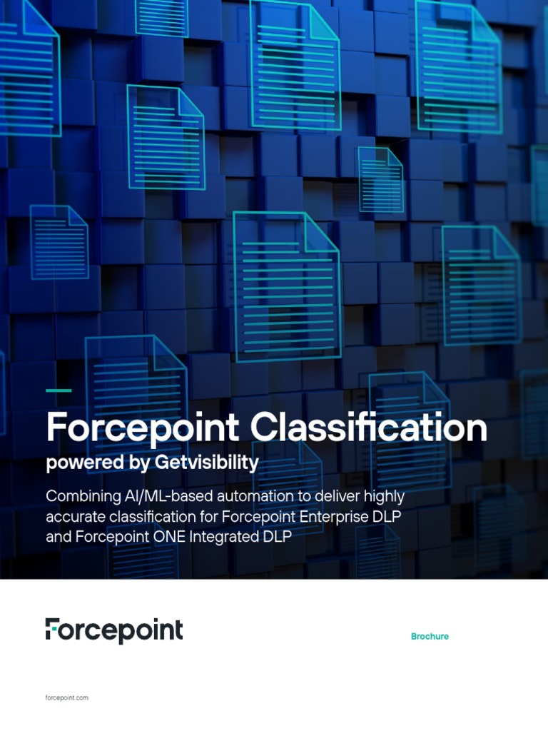 Brochure Forcepoint Classification en | PDF | Machine Learning | Security