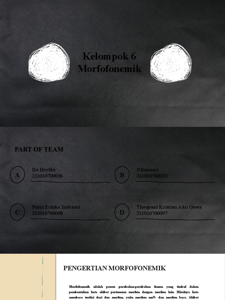 Mofofonemik Morfologi | PDF | Seni & Disiplin Bahasa | Kajian Bahasa Asing