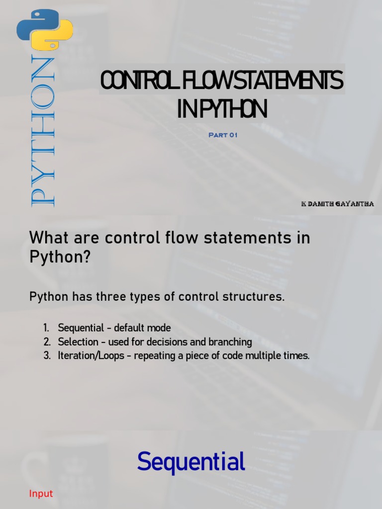 Presentation 1 | PDF | Control Flow | Software Development