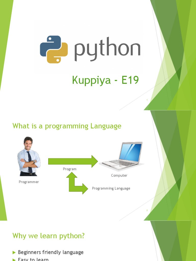 Python Kuppiya 01 E19 Pdf Python Programming Language Computer Science