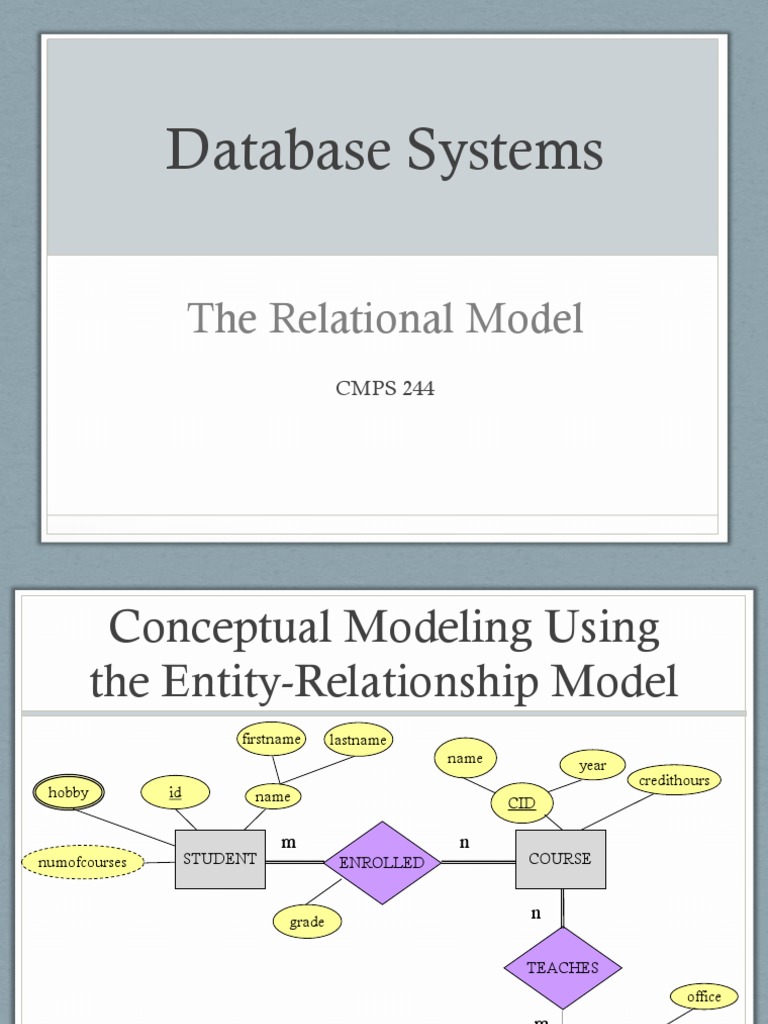 Understanding the Relational Model in Databases | PDF | Relational ...
