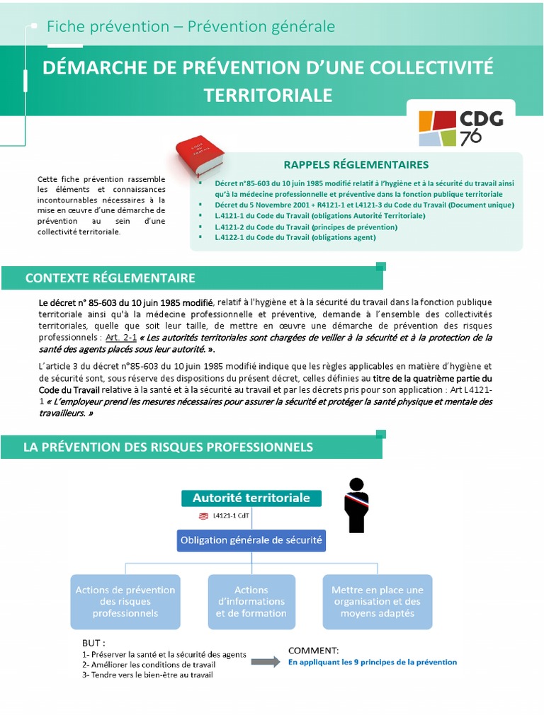 Démarche de prévention des risques pro | PDF | Santé et sécurité au ...