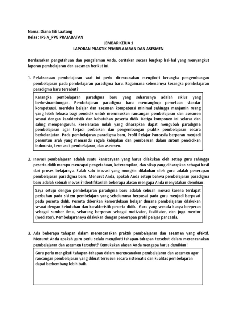 Topik 6 - LK 1 | PDF