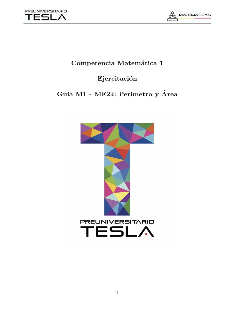 ME24: Perimetro y Area | PDF | Triángulo | Pi