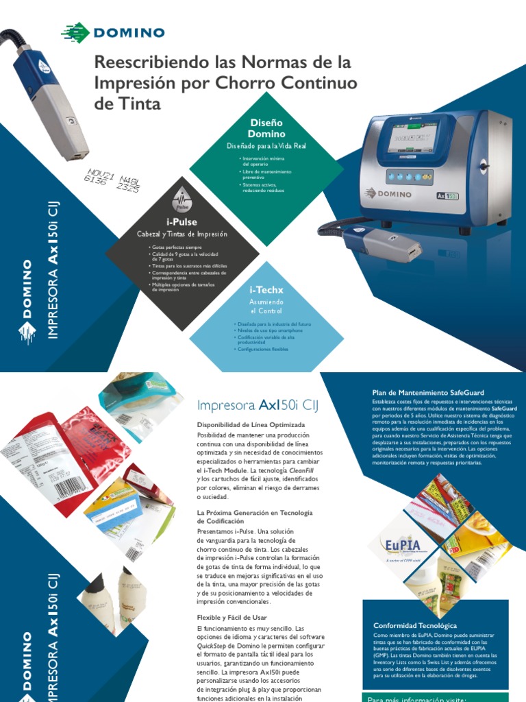 Impresora Ax150i: Innovación y Eficiencia | PDF | Impresora (Computación) | Ingeniería Informática