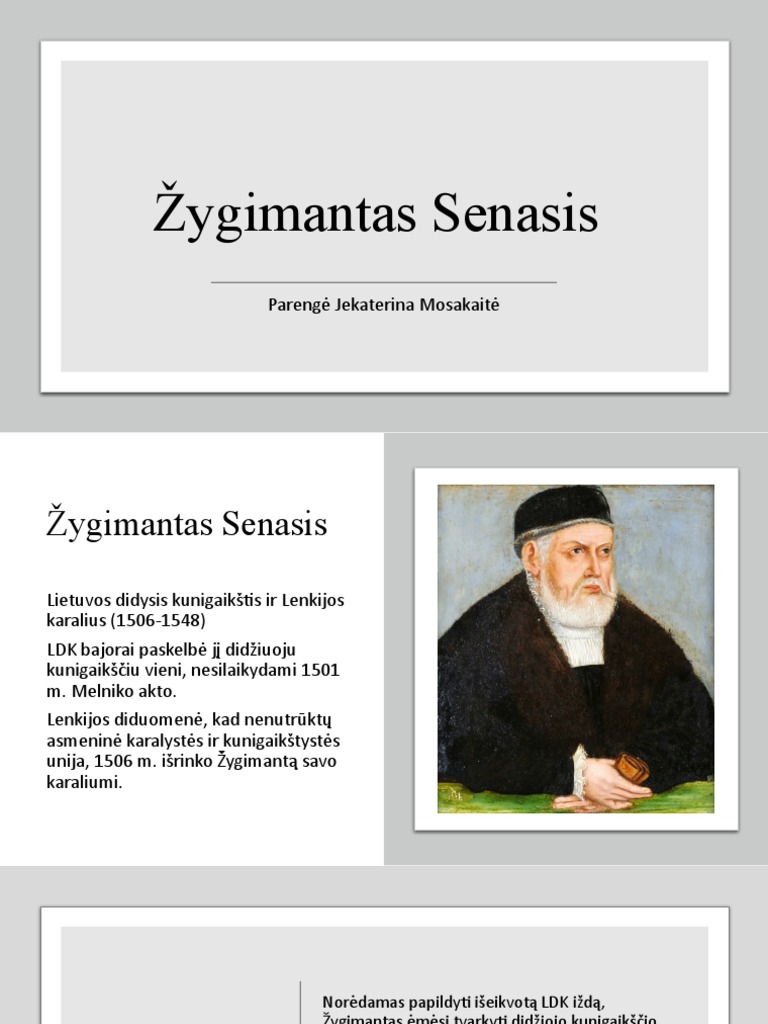 Žygimantas Senasis | PDF