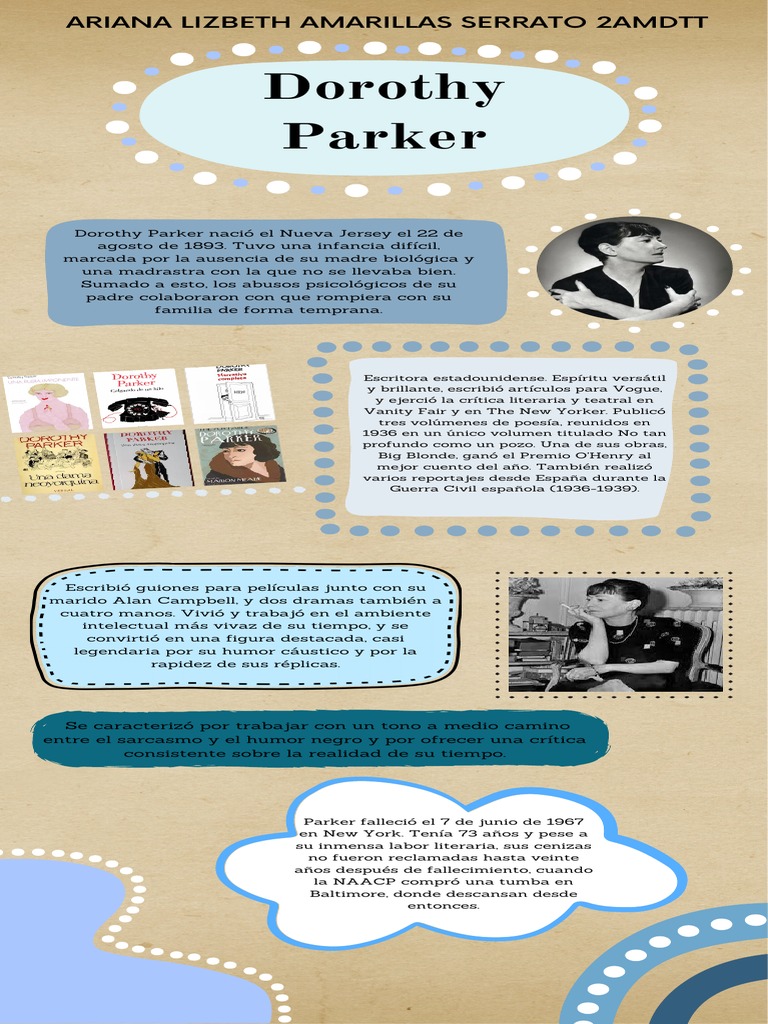 Dorothy Parker | PDF | Poesía | Clásicos