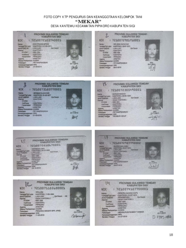 KTP Poktan Mekar | PDF